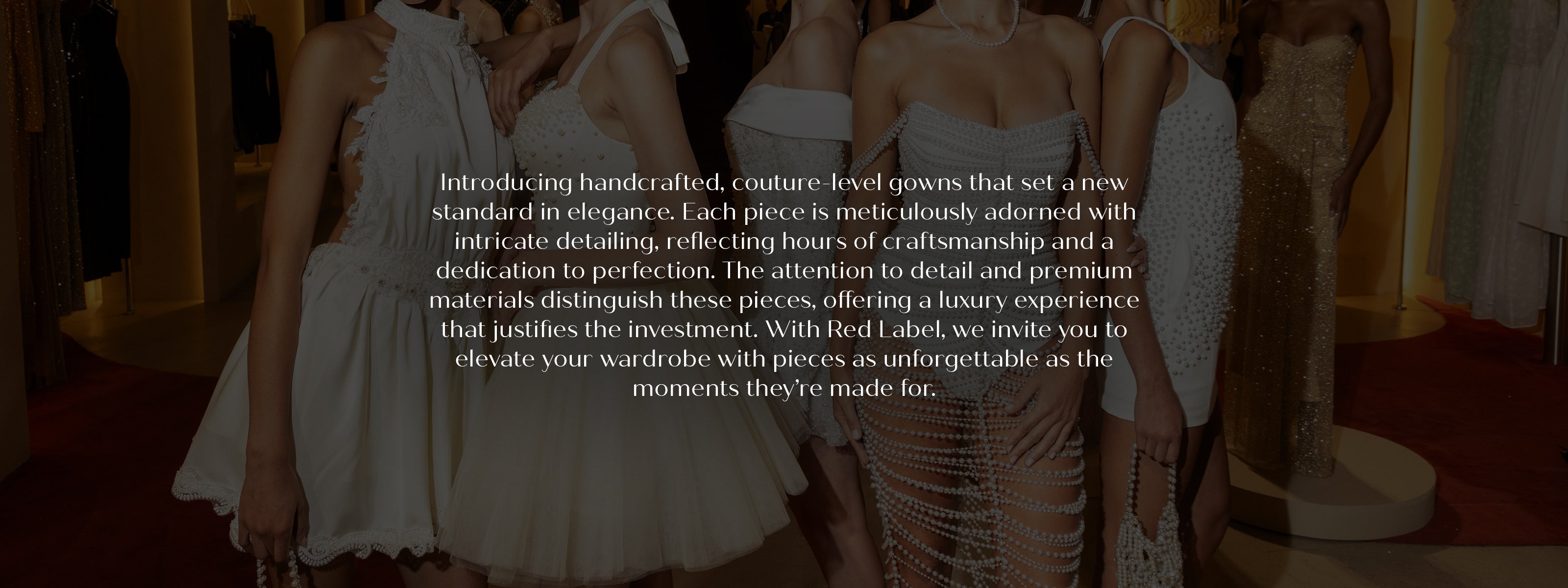 Couture Gowns | Handcrafted Dresses | Miss Circle Red Label